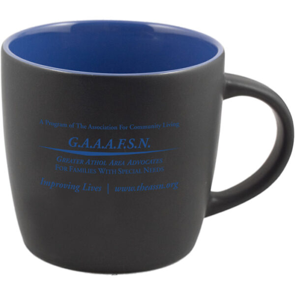 Poke Mug Matte Black Out Ocean Blue In – Guildline